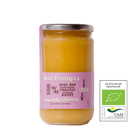 Miel cruda ecológica de lavanda silvestre – Pura & natural